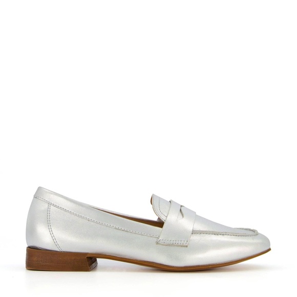 Gabriella Rocha | Shoes | Summer Shine Gabriella Silver Loafers | Poshmark